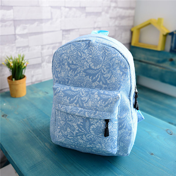 Lace Floral Backpack on Luulla